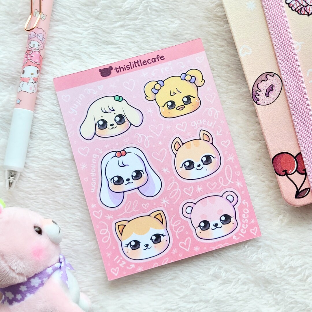 IVE MINIVE Stickers | Sticker Sheet | Journal Journaling Sticker ...