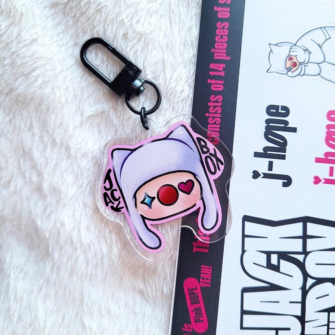 J-HOPE Jack in the Box KEYCHAIN | Acrylic Keychains | K-pop Kpop ...