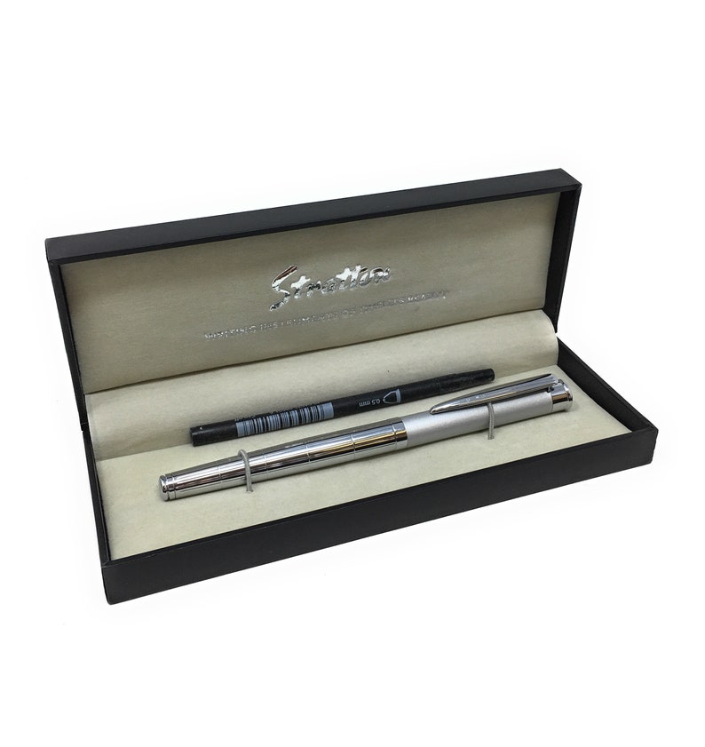 Personalised Stratton Two Tone Rollerball Pen Custom - Etsy UK