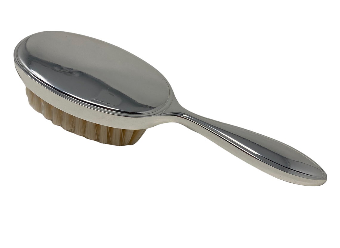 Personalised Silver Plated Brush & Comb Baby Gift Set - Etsy UK