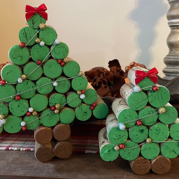 Cork Christmas Tree - Etsy
