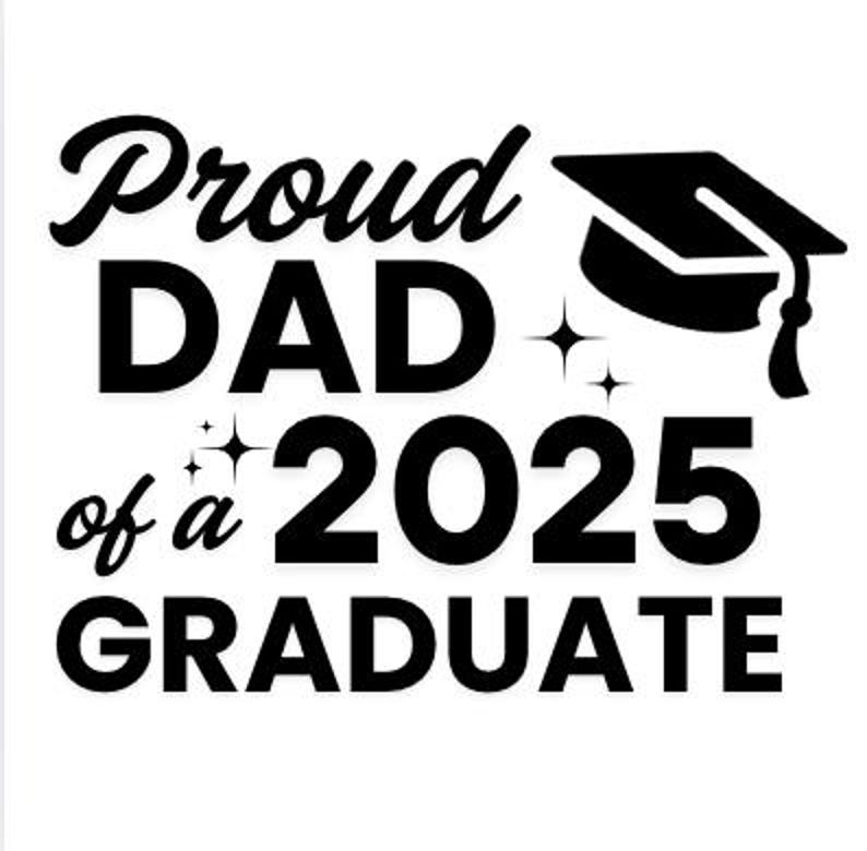 Proud Mom Dad of a 2025 Graduate SVG Instant Download Digital - Etsy