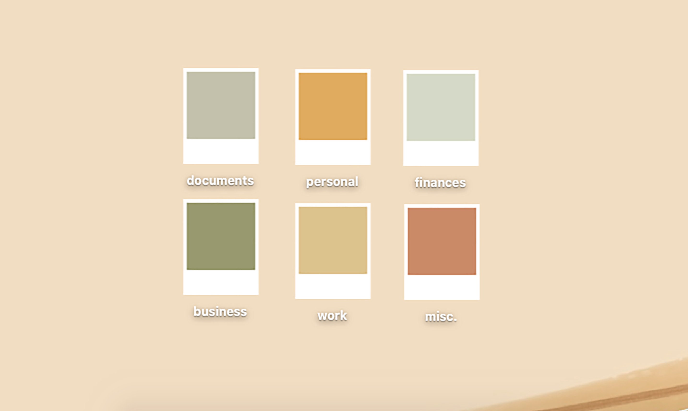 48 Neutral Unlabeled Pantone Folder Icons MacBook Folder - Etsy