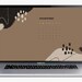 2023 Boho Dark Neutral Designed Monthly Desktop Calendar | Digital ...
