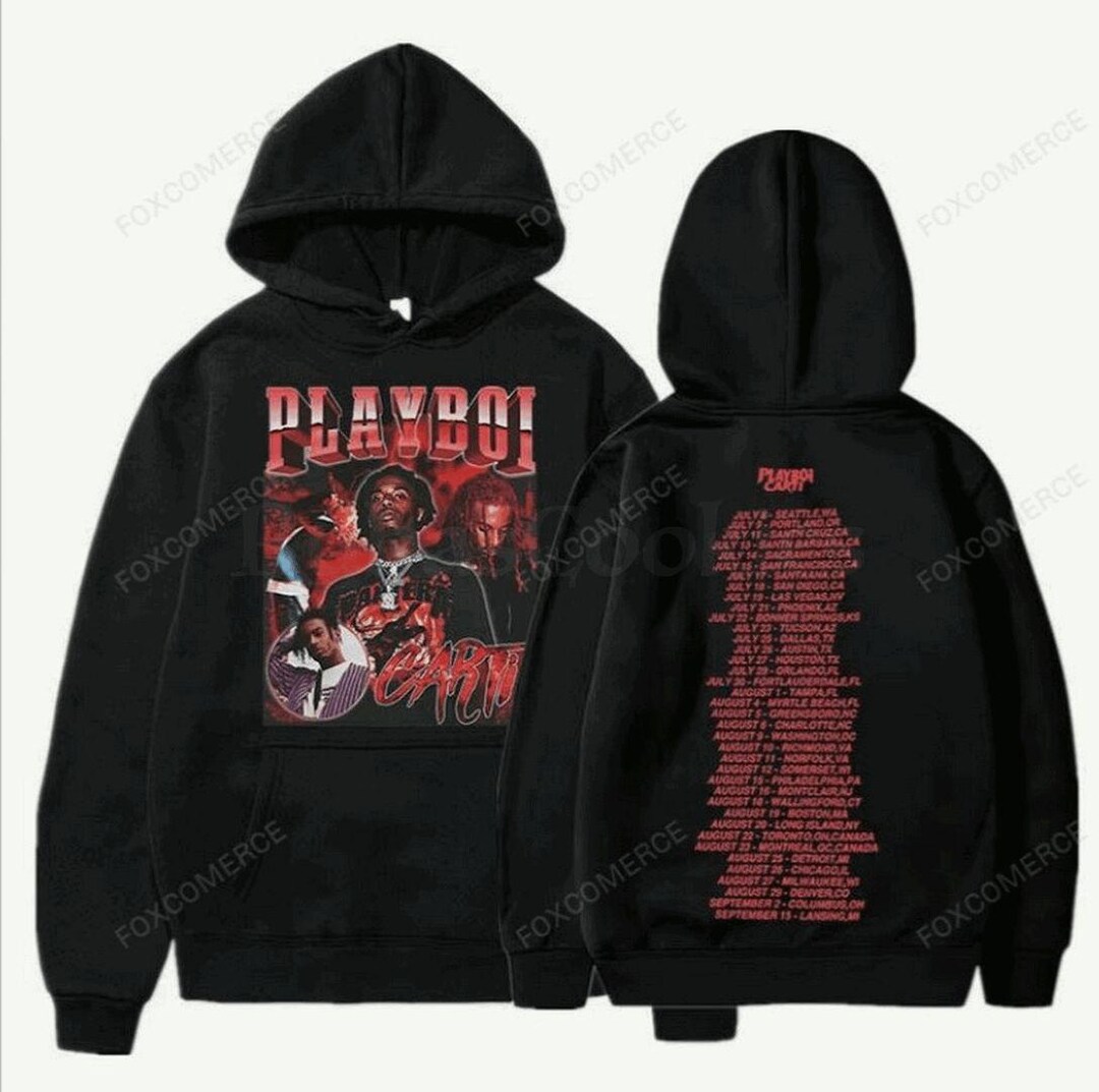 Playboi Carti Whole Lotta Red Baseball Jersey 2024 Tour - Etsy