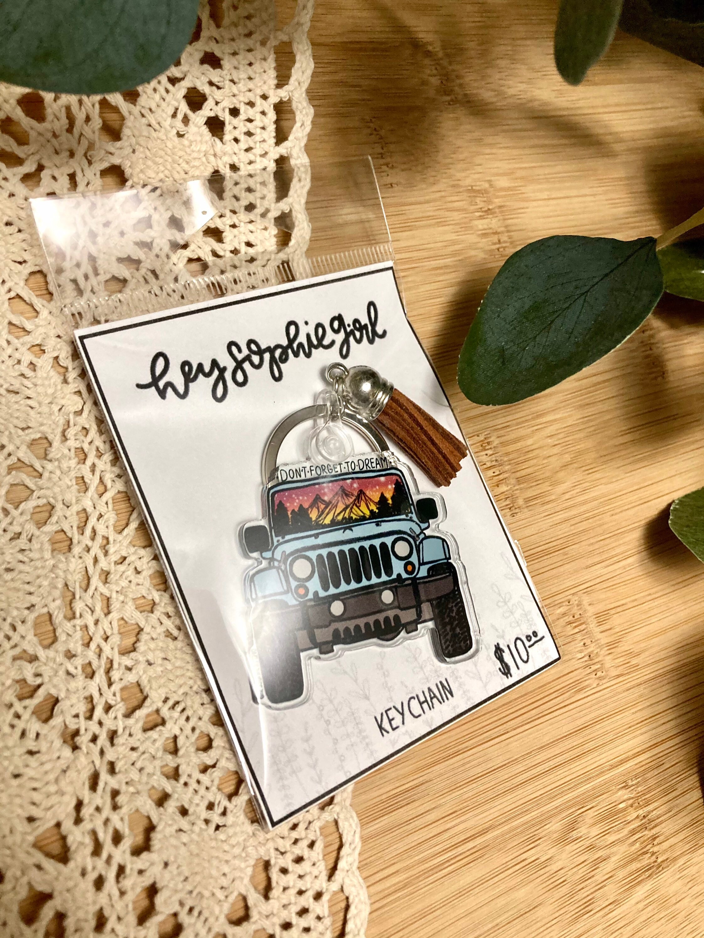 Jeep Keychain | Etsy