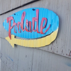 Poolside Mid-century Retro Metal Sign/hot Tub/patio/swimming Pool/pool ...