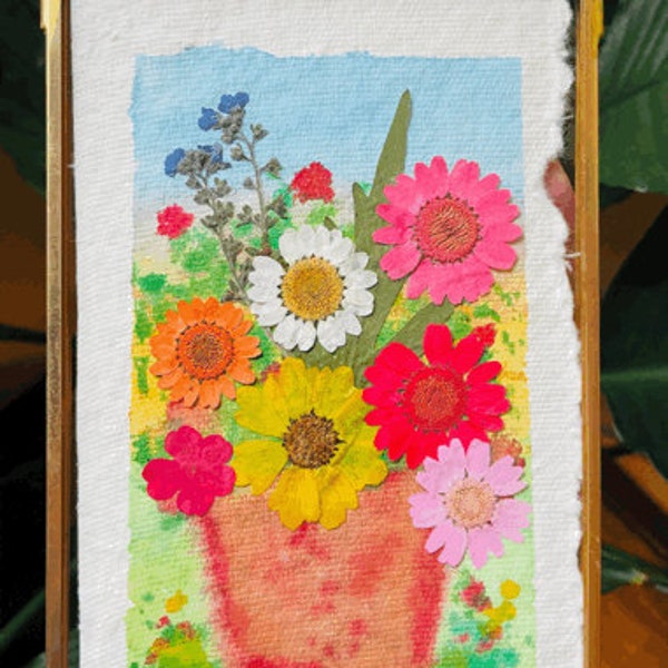 Pressed Flower Art - Etsy