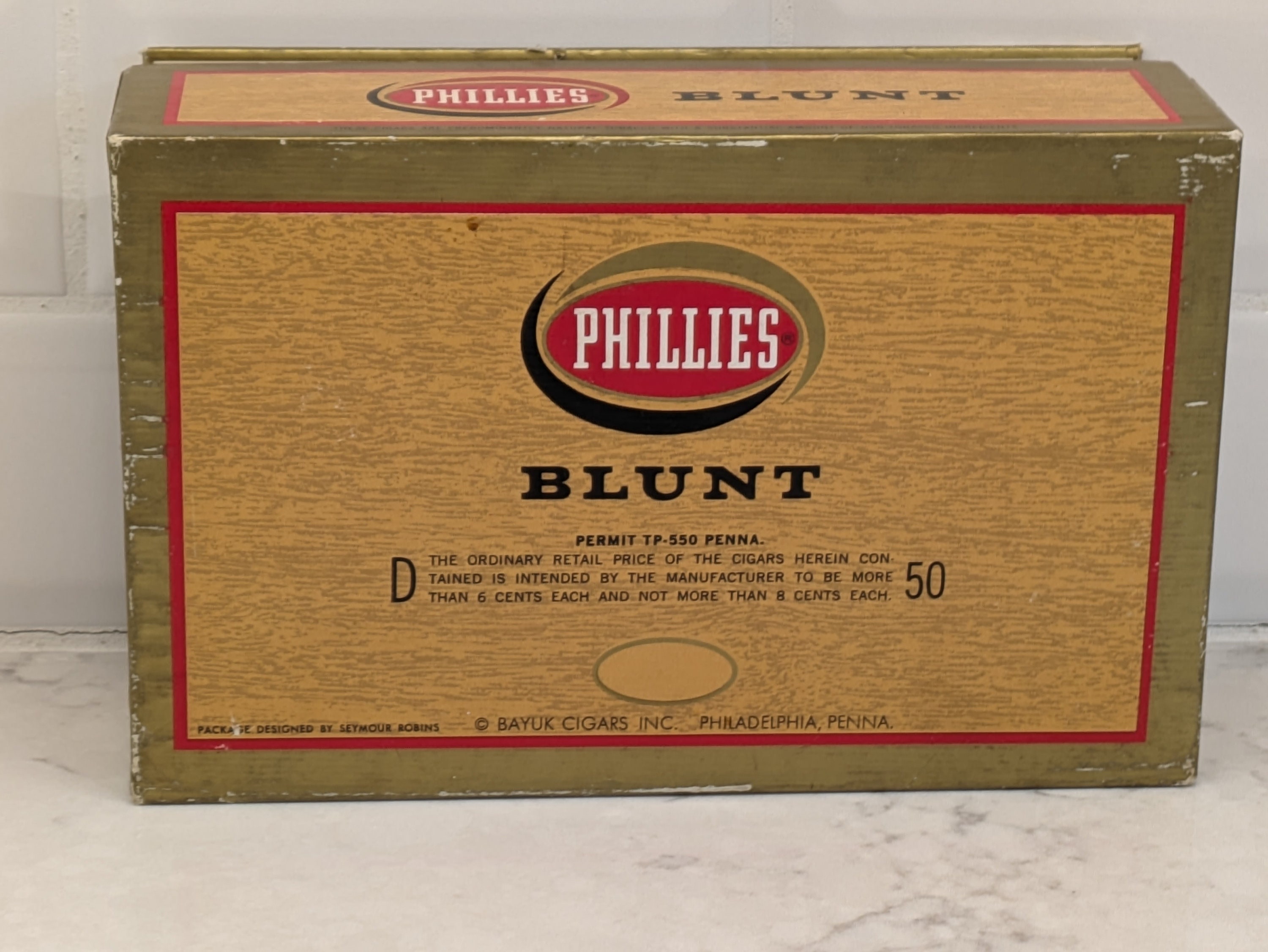 Vintage Phillies Blunt Cigar Box - Etsy