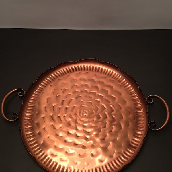 Large Copper Tray - Etsy