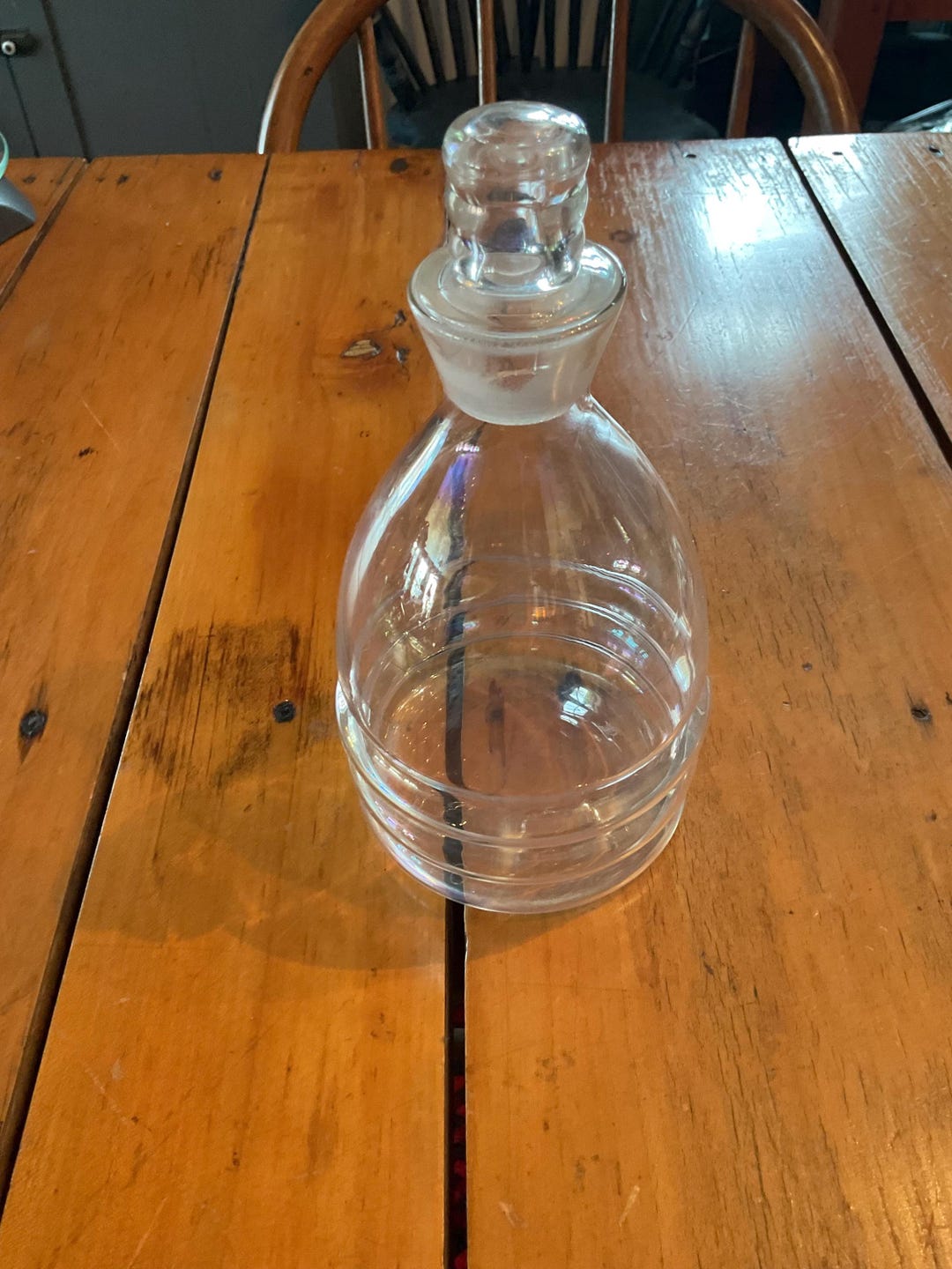 Vintage Hand Blown Iridescent Bee Hive Shape Decanter - Etsy