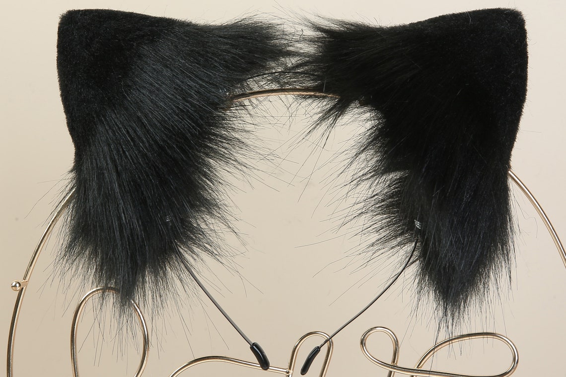 Black Cat Ear and Tail Plug Set Kitten Tail Buttplug Cat Tail - Etsy UK