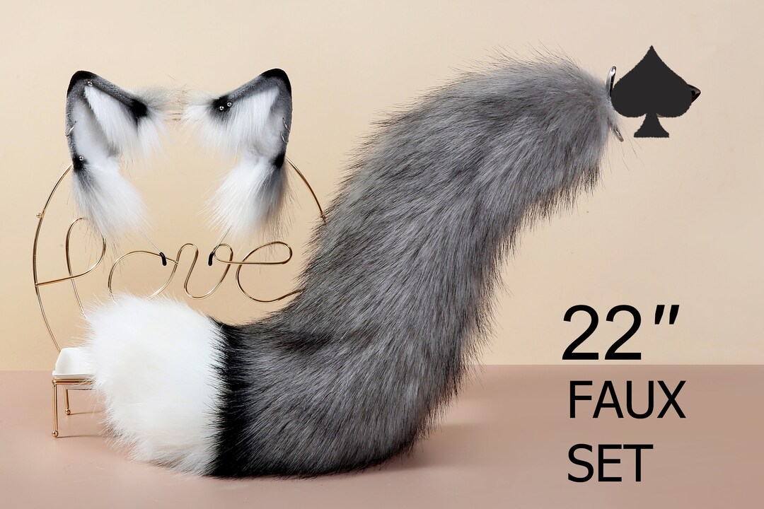 Fox Tail Plug And Ear Set Fox Ear And Tail Butt Plug Wolf Tail Buttplug With Tails Sextoy Anime