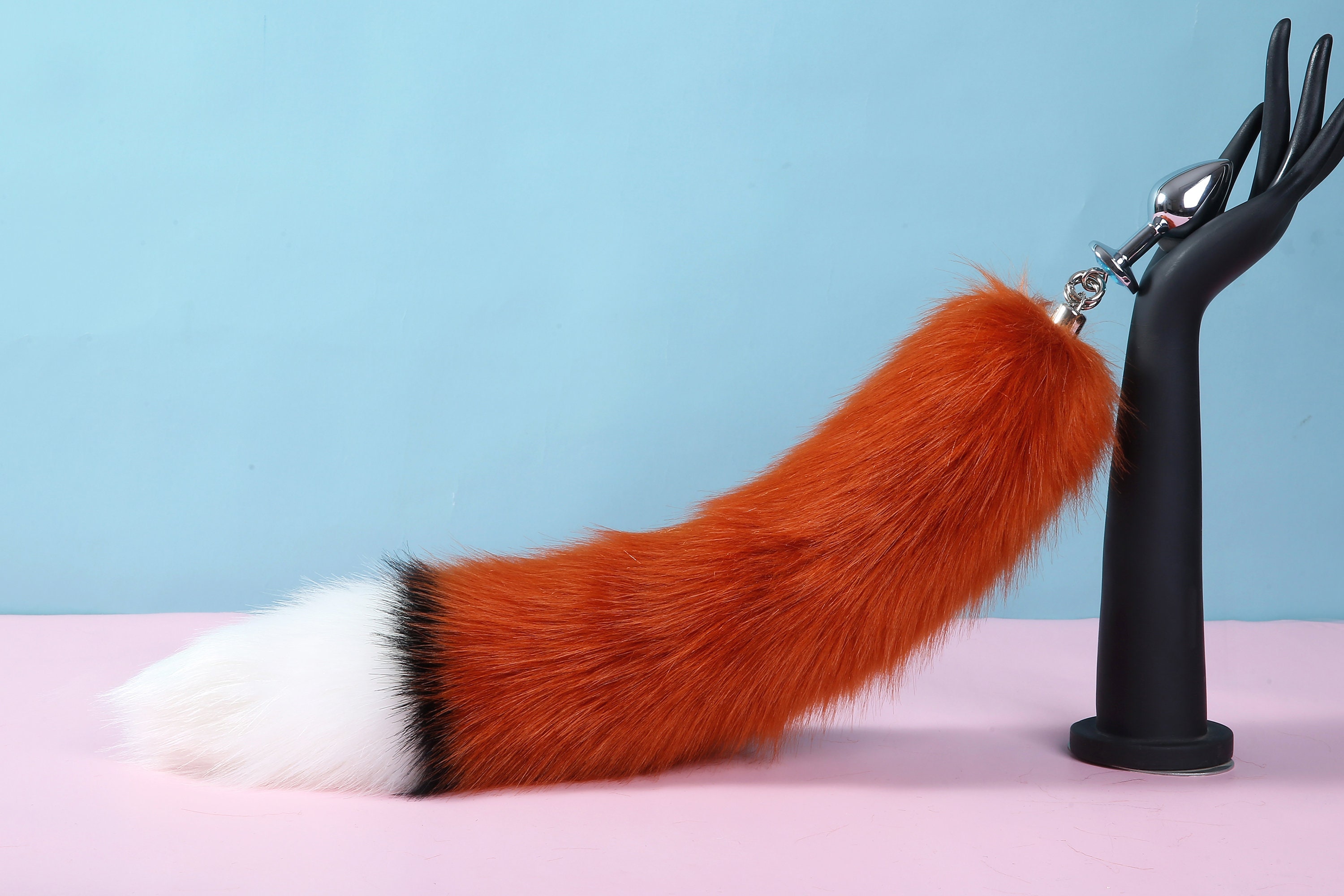 Fox Tail Plug And Ear Set Fox Ear And Tail Butt Plug Wolf Tail Etsy