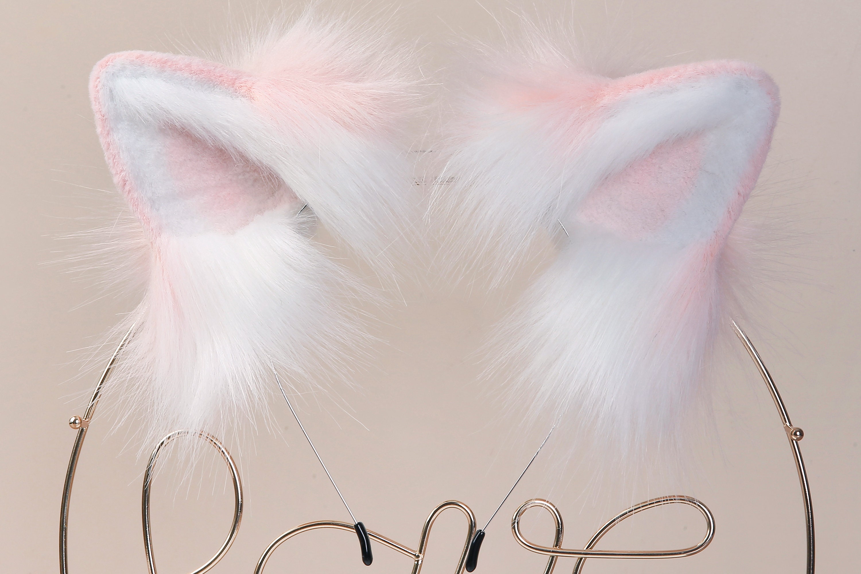 Cat tail plug and ear set cat ear headband bdsm fox tail butt | Etsy