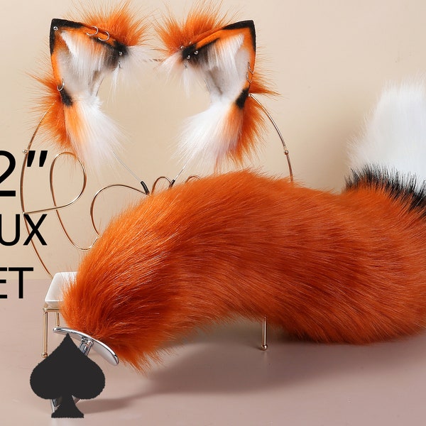Costume Red Fox Tail Etsy