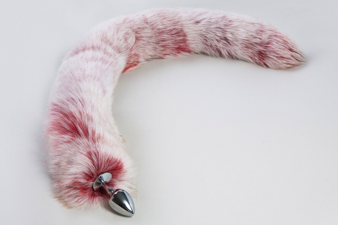 Wolf Tail Buttplug With Long Tail Butt Plug Real Fur Red 40 - Etsy