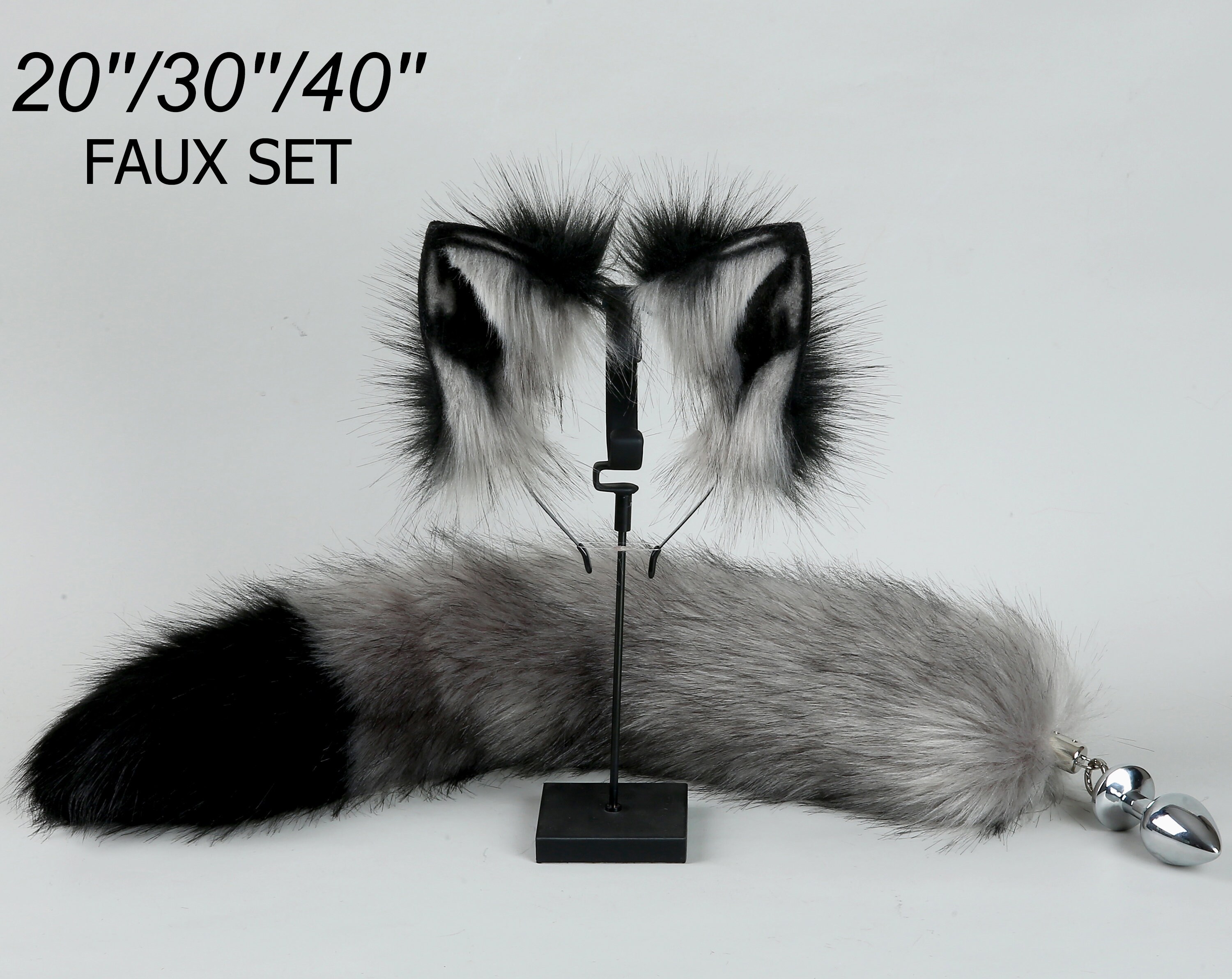 Costume Accessories Accessories Red Fox Tail Plug And Ear Set Fox Ear