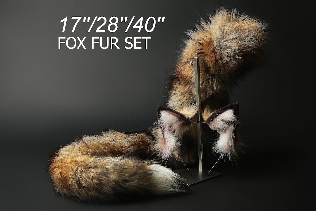 Fox Tail Plug And Ear Set Fox Ear And Tail Buttplug Wolf Tail Butt Plug Anal Plug Tail Cat Ear