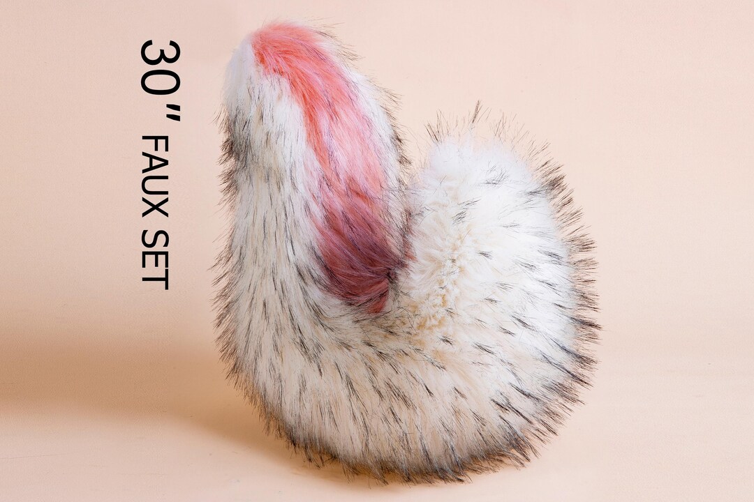 Squirrel Tail Cosplay Curly Fox Tail Therian Wolf Tail Puppy Tail Dog ...