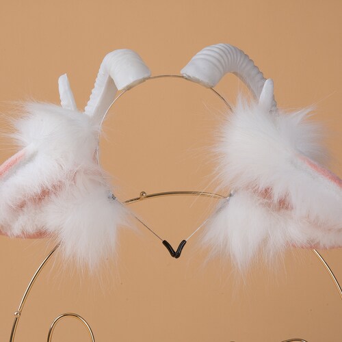 Sheep Ears Headband Animal Cosplay Ear White Sheep Ears - Etsy