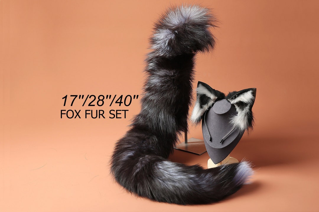 Fox Tail Plug And Ear Set Fox Ear And Tail Buttplug Wolf Tail Butt Plug Anal Plug Tail Cat Ear