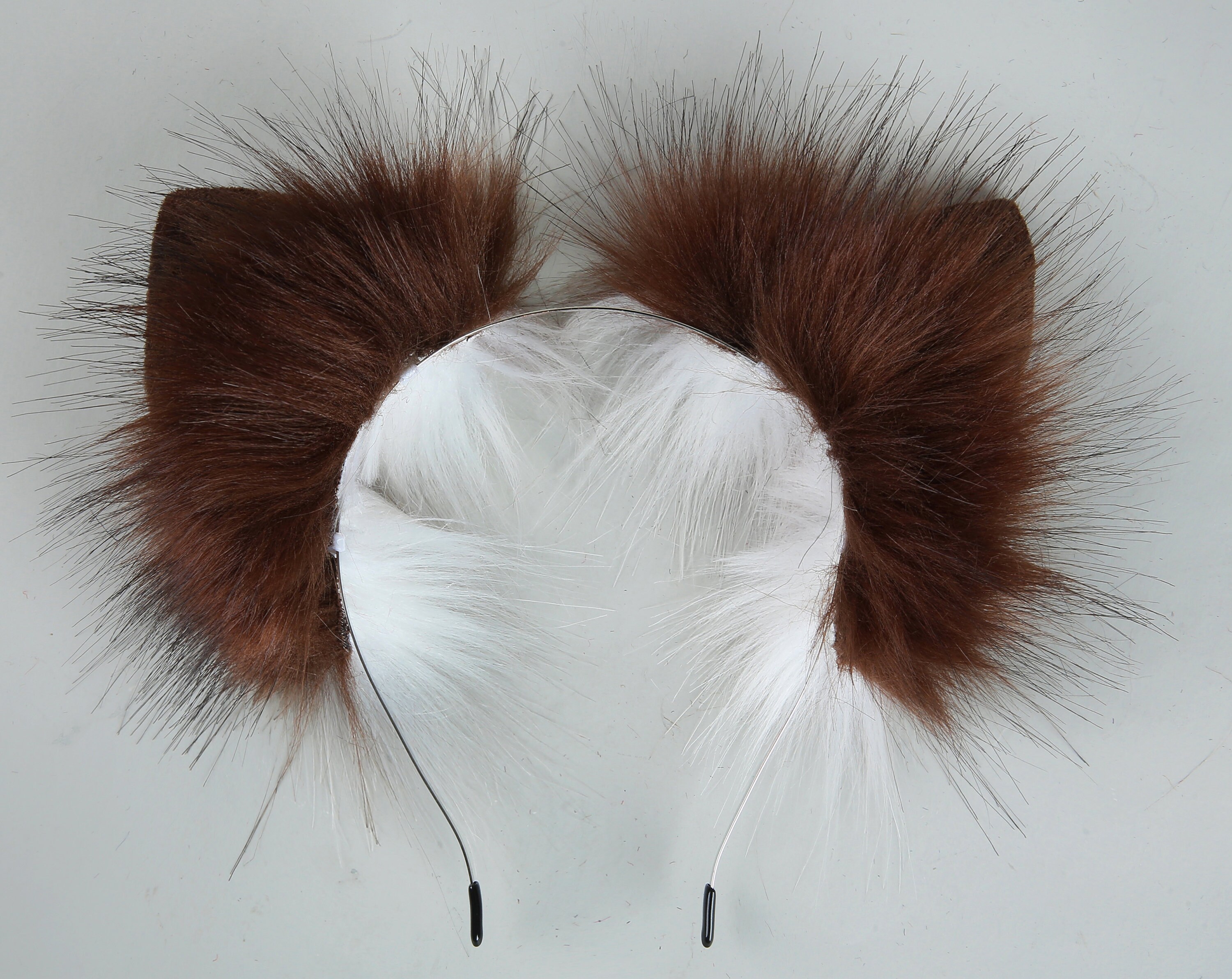 Fox Tail Plug and Ear Set Coffee Black Fox Ear Wolf Tail Butt - Etsy