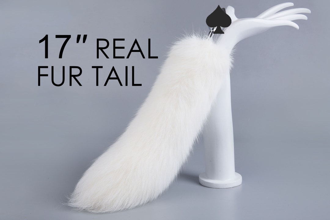 Real Fox Tail Plug Tail Anal Plug Bdsm Tail Butt Plug Fox Real Fur Butt ...
