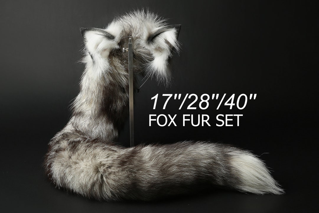 Fox Tail Plug And Ear Set Fox Ear And Tail Buttplug Wolf Tail Butt Plug Anal Plug Tail Cat Ear