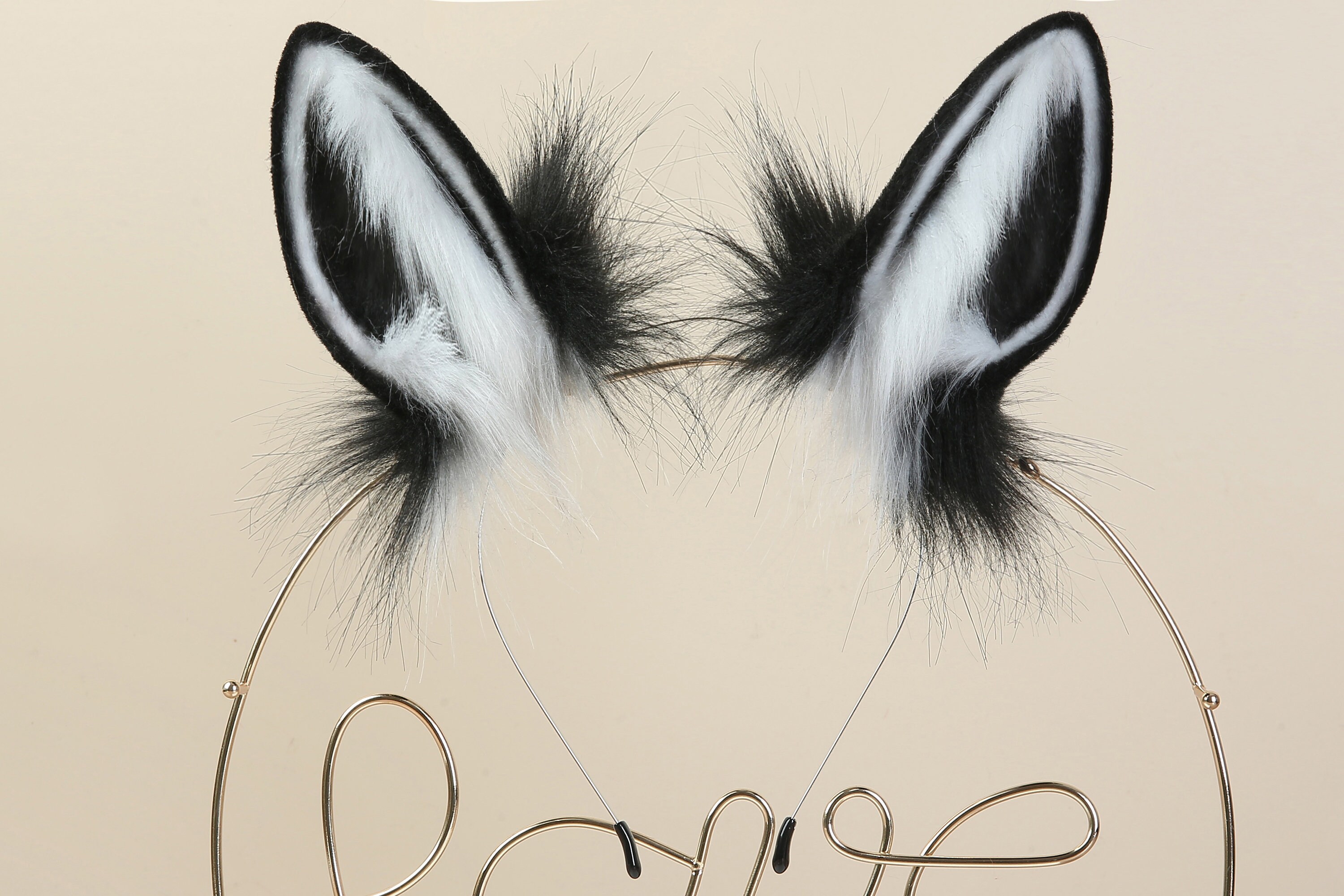 Black White Bunny Ear and Tail Plug Set Rabbit Tail Butt Plug - Etsy UK