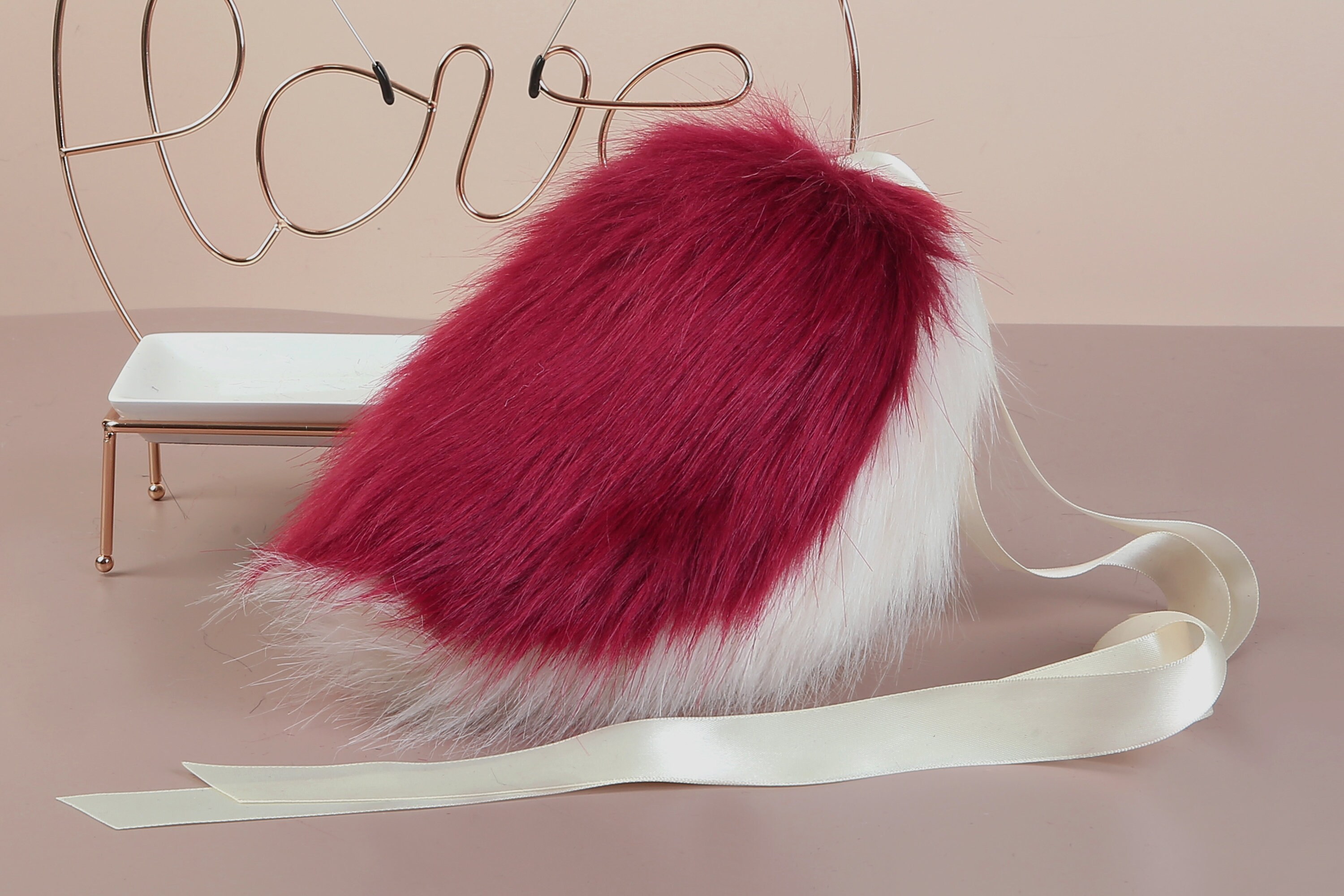 Rose Red Bunny Ear and Tail Plug Set Rabbit Tail Butt Plug and | Etsy