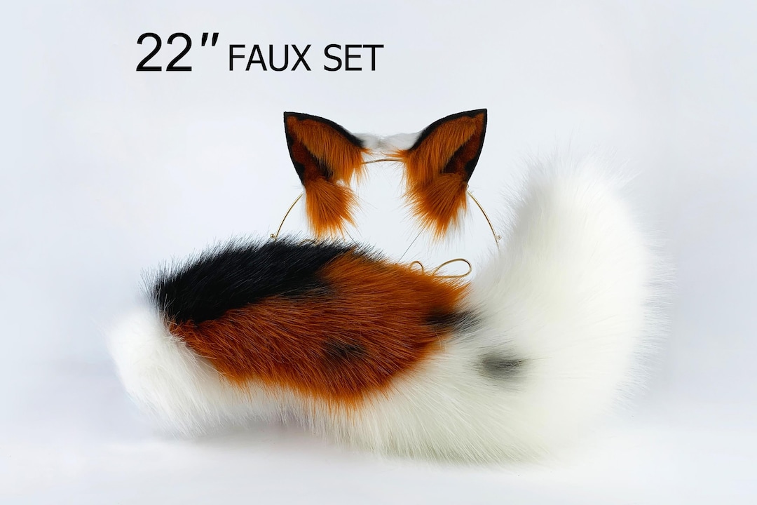 Border Collie Dog Ear and Tail Set Puppy Ear Headband Shepherd Ear and ...