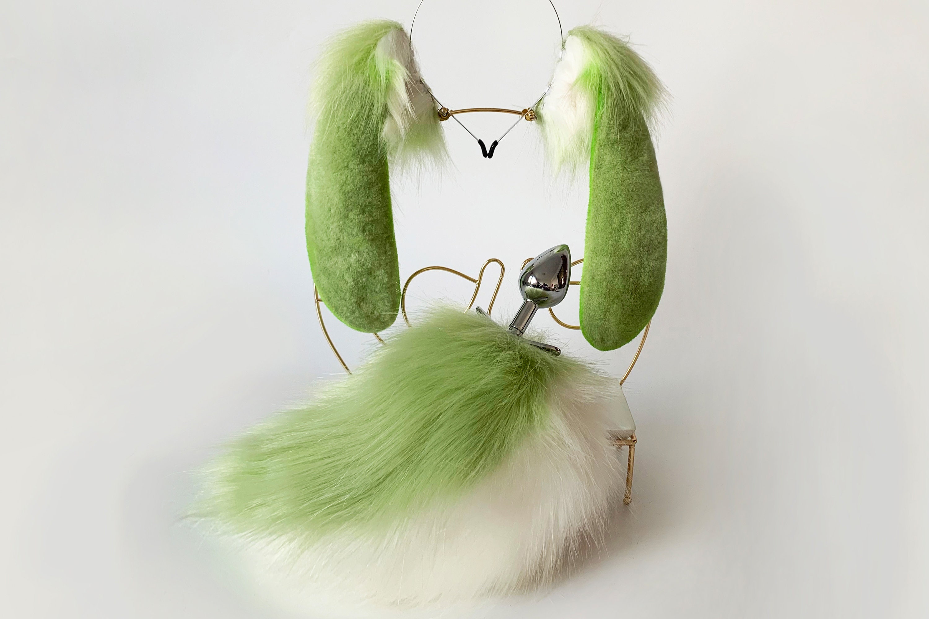 Lop Bunny Ear and Tail Plug Set Bunny Petplay Ear and Tail - Etsy