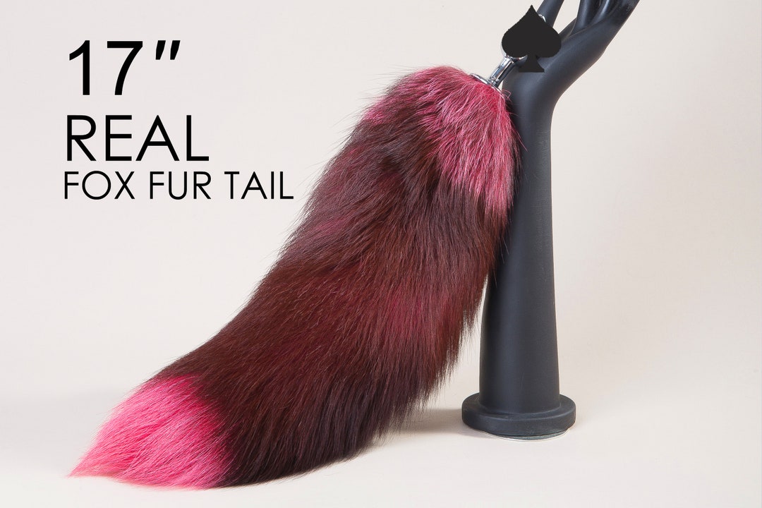 Short Real Fox Tail Plug Detach Tail Butt Plug Tail Buttplug Bdsm Anal ...