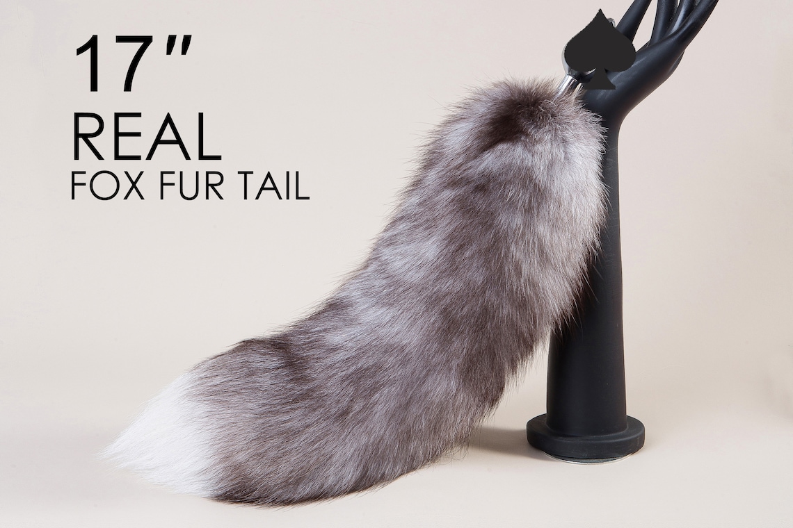 Real Fox Tail Butt Plug Bdsm Butt Plug Tail Plug Fox Tail Plug - Etsy