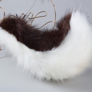 Realistic Faux Fur Puppy Tail and Ear Set Shiba Inu Dog Tail and Ears ...