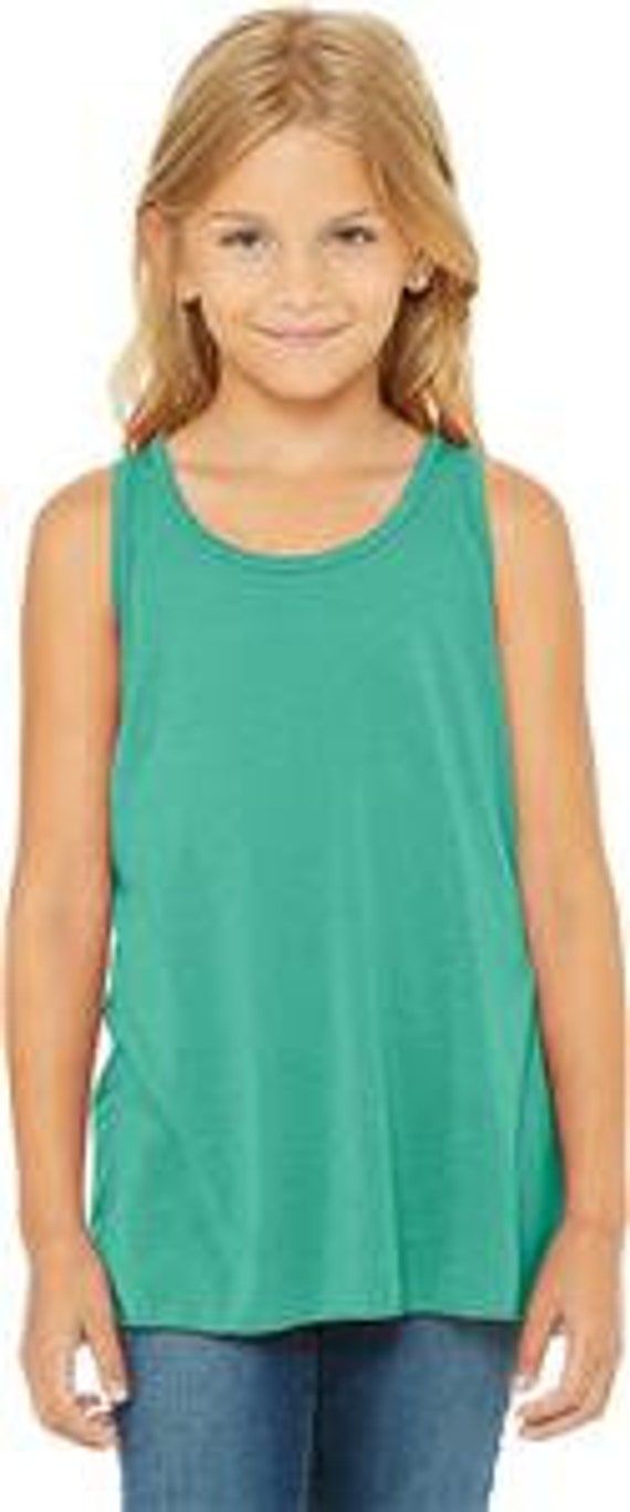 Bella Canvas Flowy YOUTH Tank - Etsy