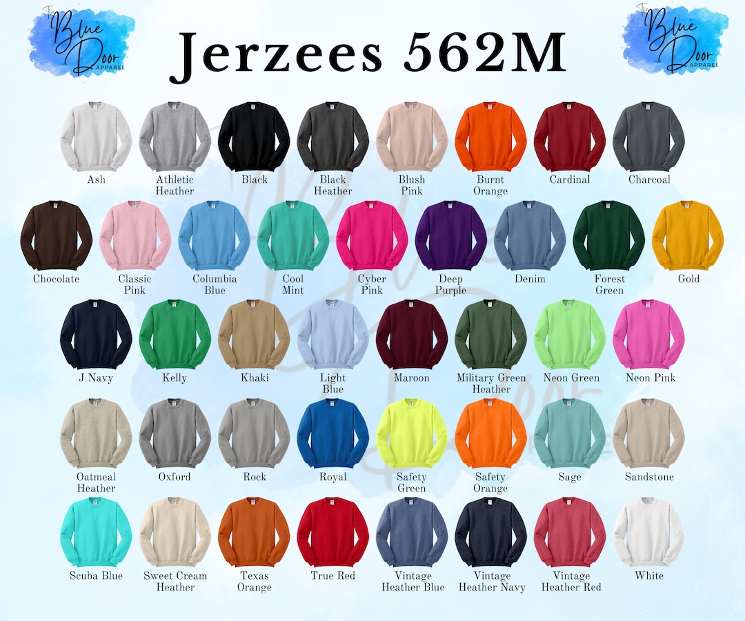 Jerzee Unisex Newblend Crewneck Sweatshirt 562M - Etsy