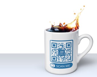 Qr Code Coffee Mug - Etsy