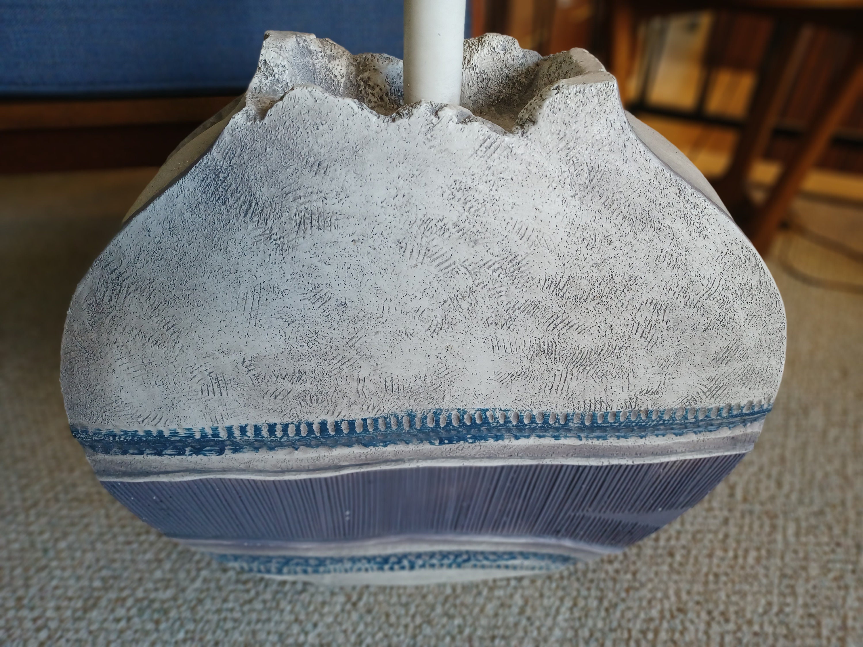 Vintage Bon Art 1989 Coastal Bohemian Southwest Plaster Ceramic Table ...