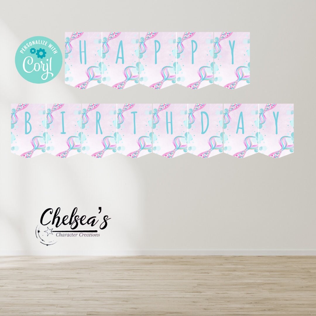 Princess Party Banner, Princess Birthday Party Banner, Princess Castle ...