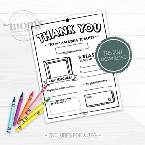 Teacher Appreciation Week Gift Thank You Teacher Gifts Coloring Pages ...