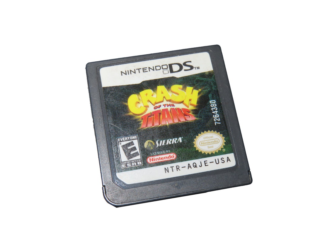 Nintendo DS Game Crash of the Titans Crash Bandicoot Tested / Working ...