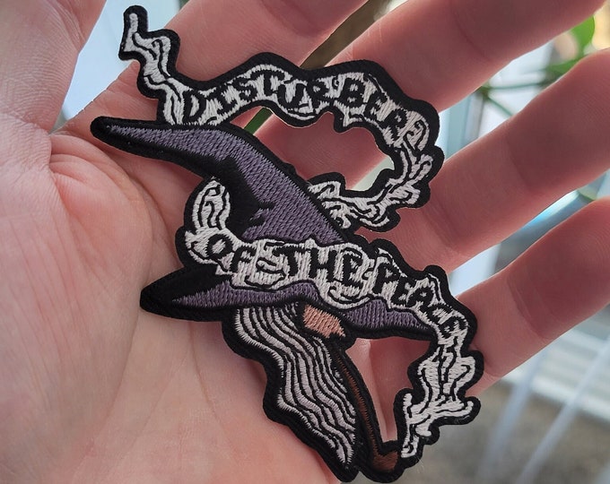 Gandalf Disturber of the Peace Iron on / Hook & Loop Patch - Etsy