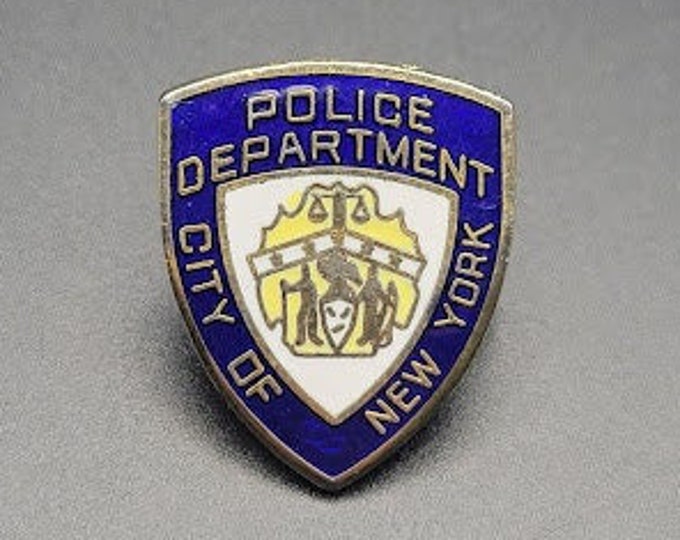 Vintage New York City Police Department Enamel Pin - Etsy