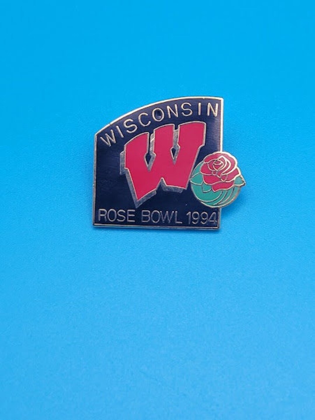 Vintage Wisconsin Badgers 1994 Rose Bowl Enamel Pin - Etsy