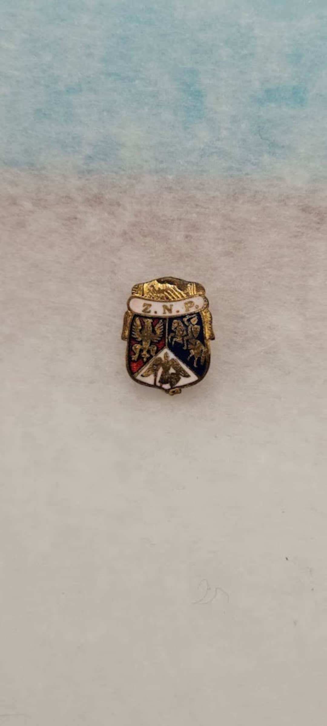 Vintage Polish ZNP National Alliance Pin - Etsy