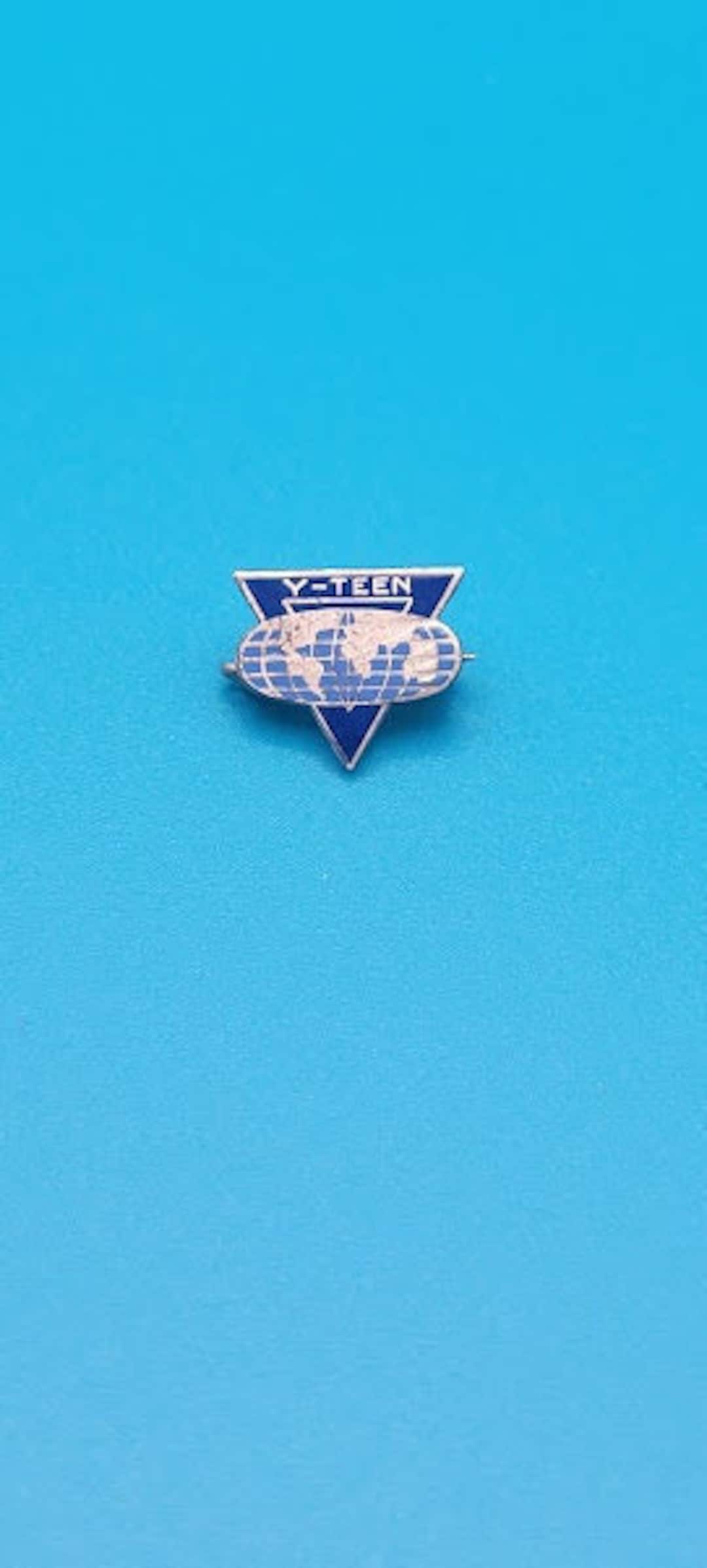 Vintage Sterling Silver Y-teen Pin United Nations - Etsy