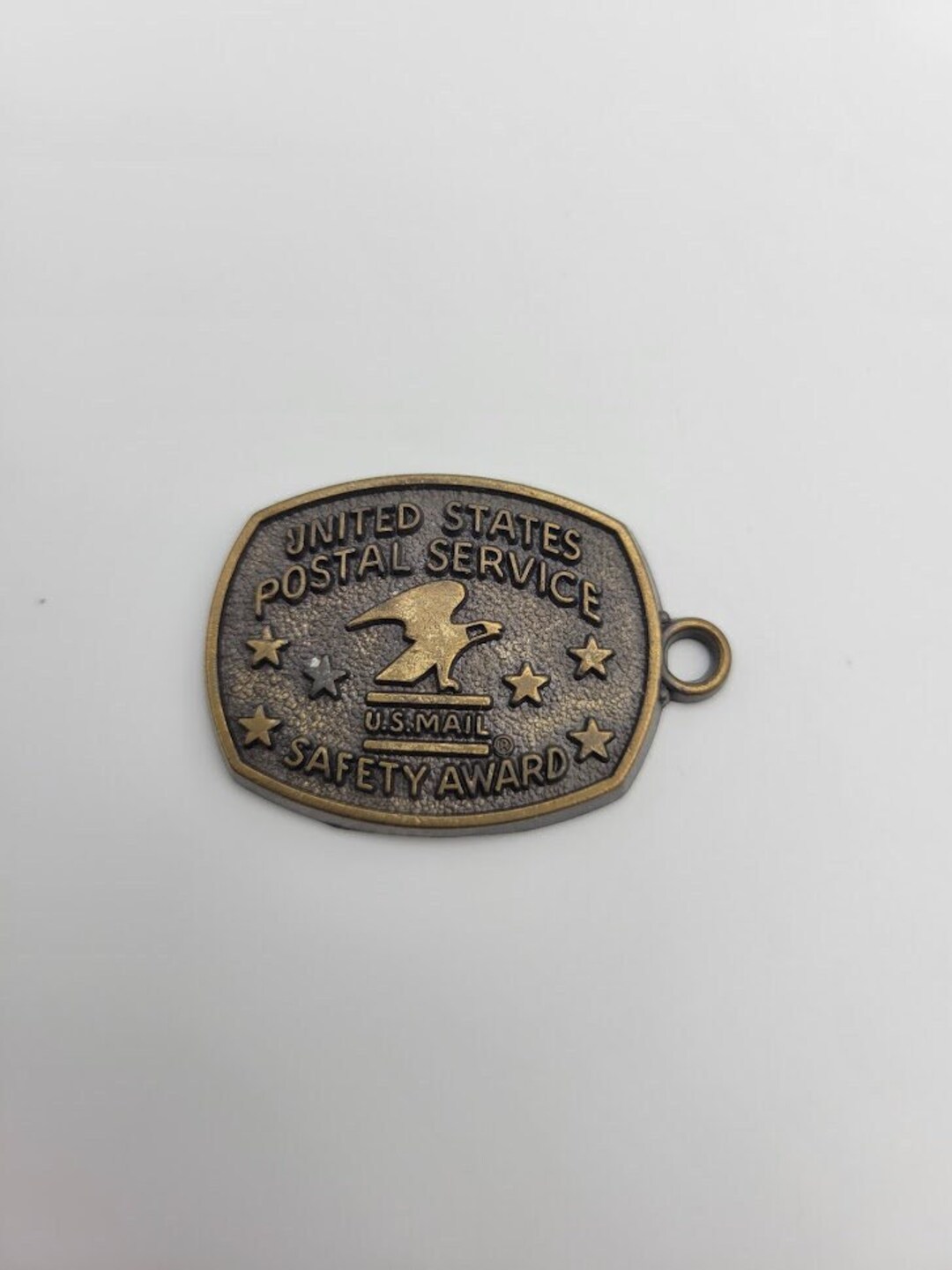 Vintage United States Post Office Safety Award Key Chain - Etsy