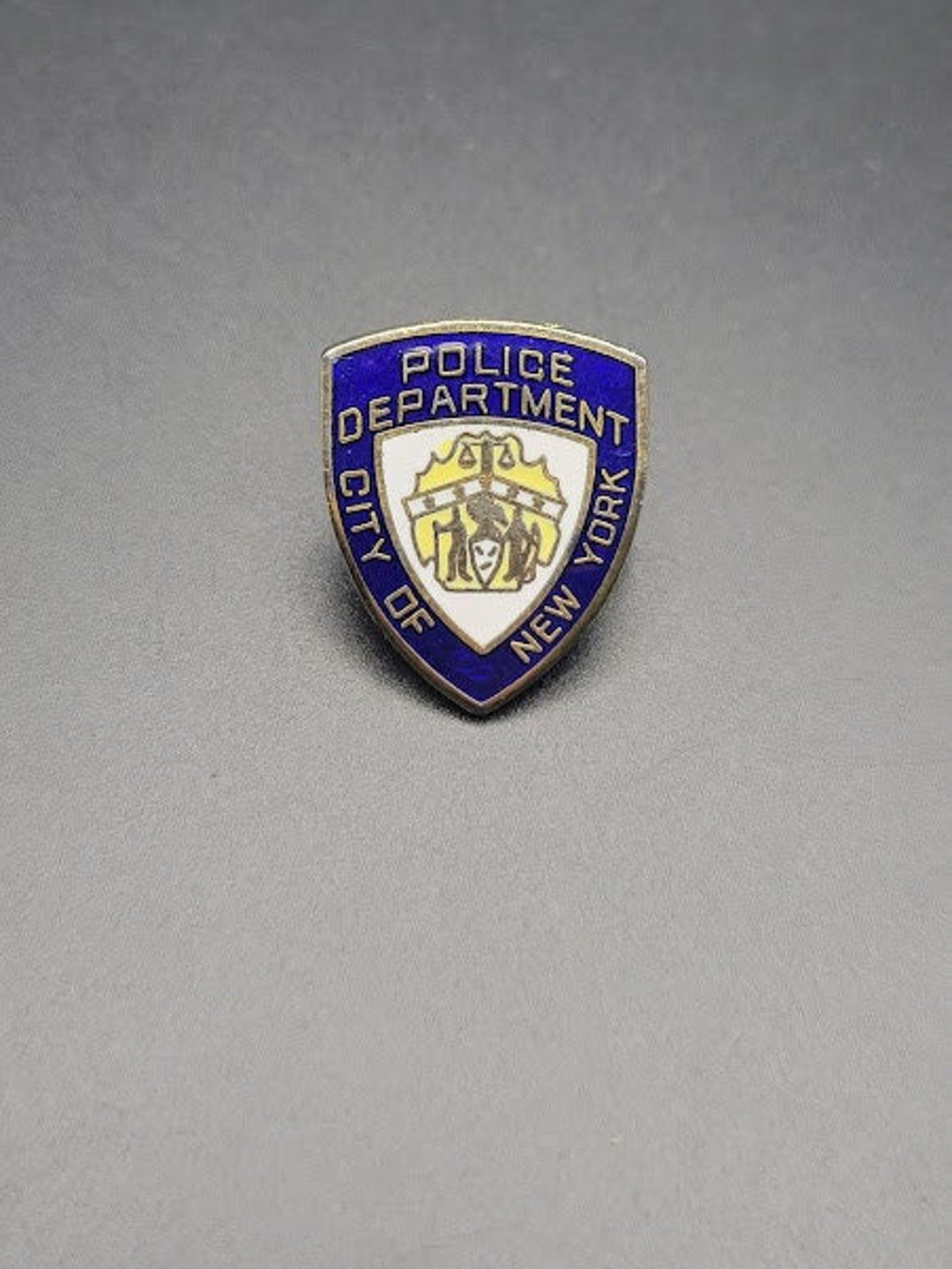 Vintage New York City Police Department Enamel Pin - Etsy